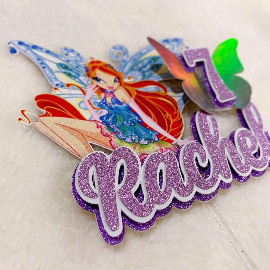 2D Pop-up Personalised cake topper - Skye | Everest | Winx | Duffy ...