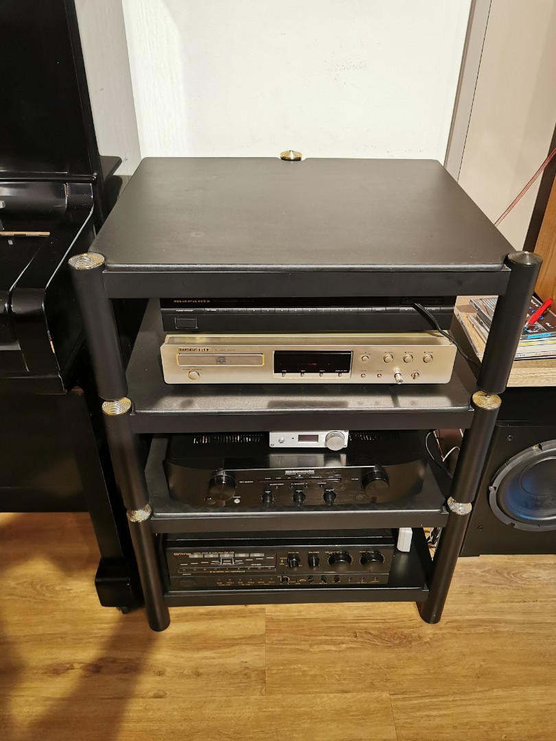 4 Tier Audio Rack, Audio, Other Audio Equipment on Carousell
