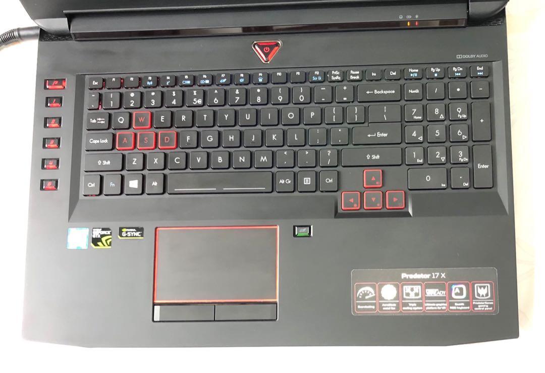 Acer Predator 17X GX-792 GTX-1080 High end gaming laptop (New SSD ...