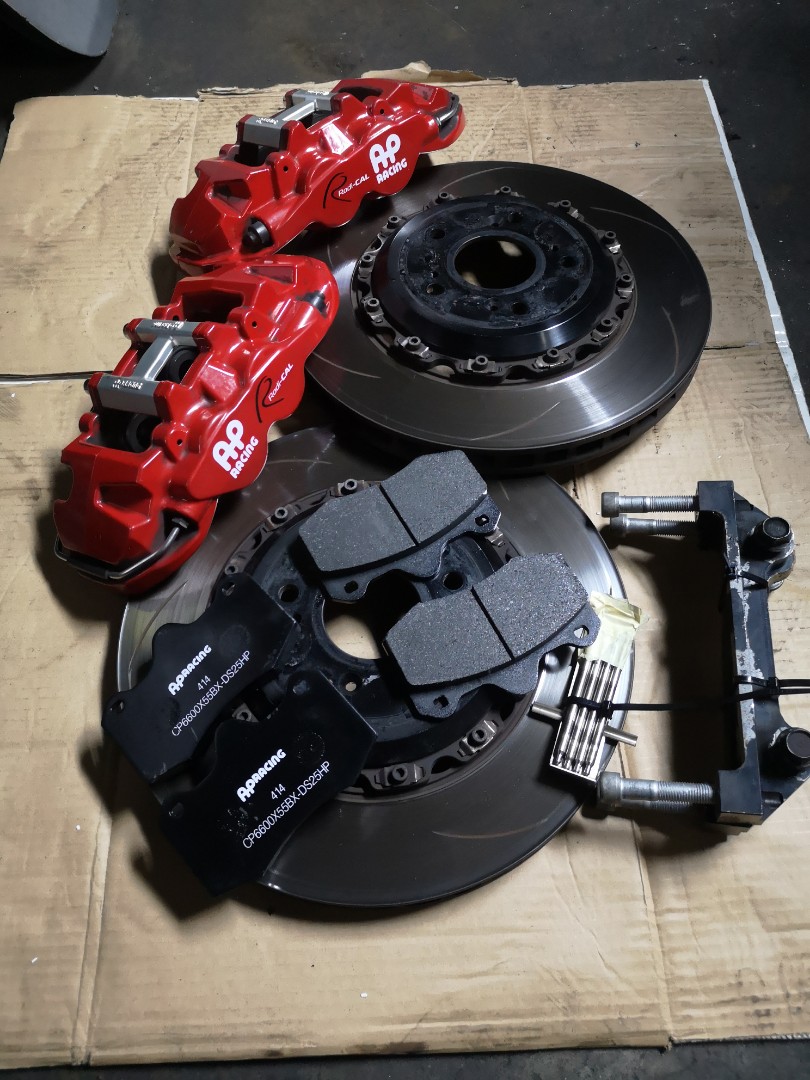 Ap racing 4pot cp8530 disc rotor 345mm 114.3 for honda fc fd stream ...