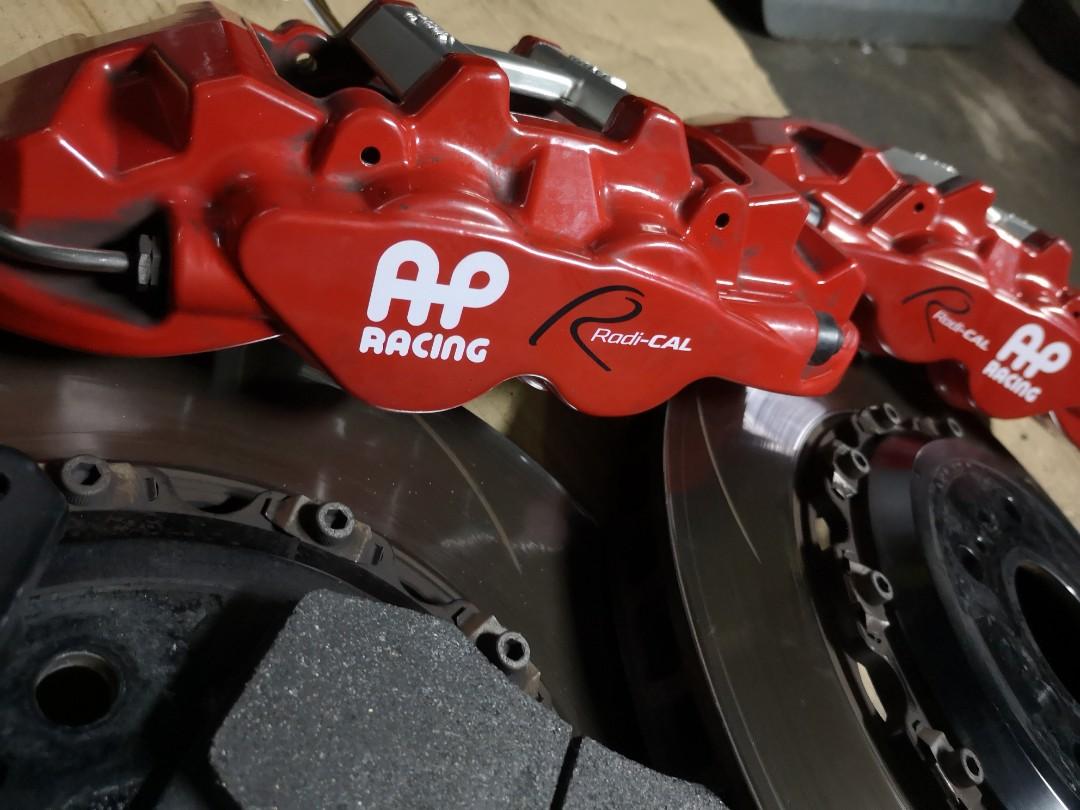 Ap racing 4pot cp8530 disc rotor 345mm 114.3 for honda fc fd stream ...