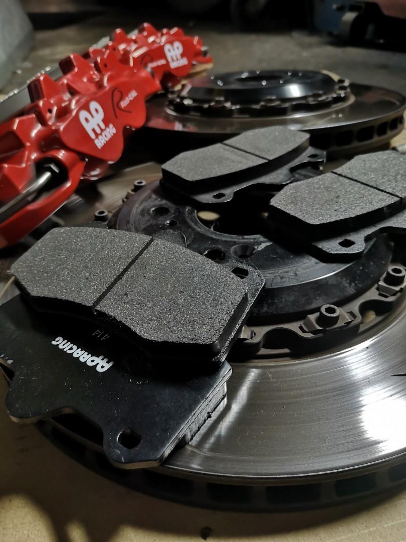 Ap racing 4pot cp8530 disc rotor 345mm 114.3 for honda fc fd stream ...