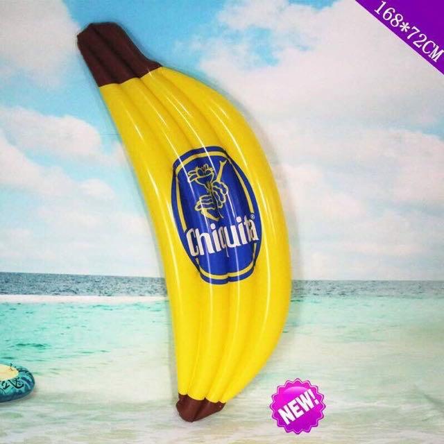 Banana pool float, Hobbies & Toys, Toys & Games on Carousell