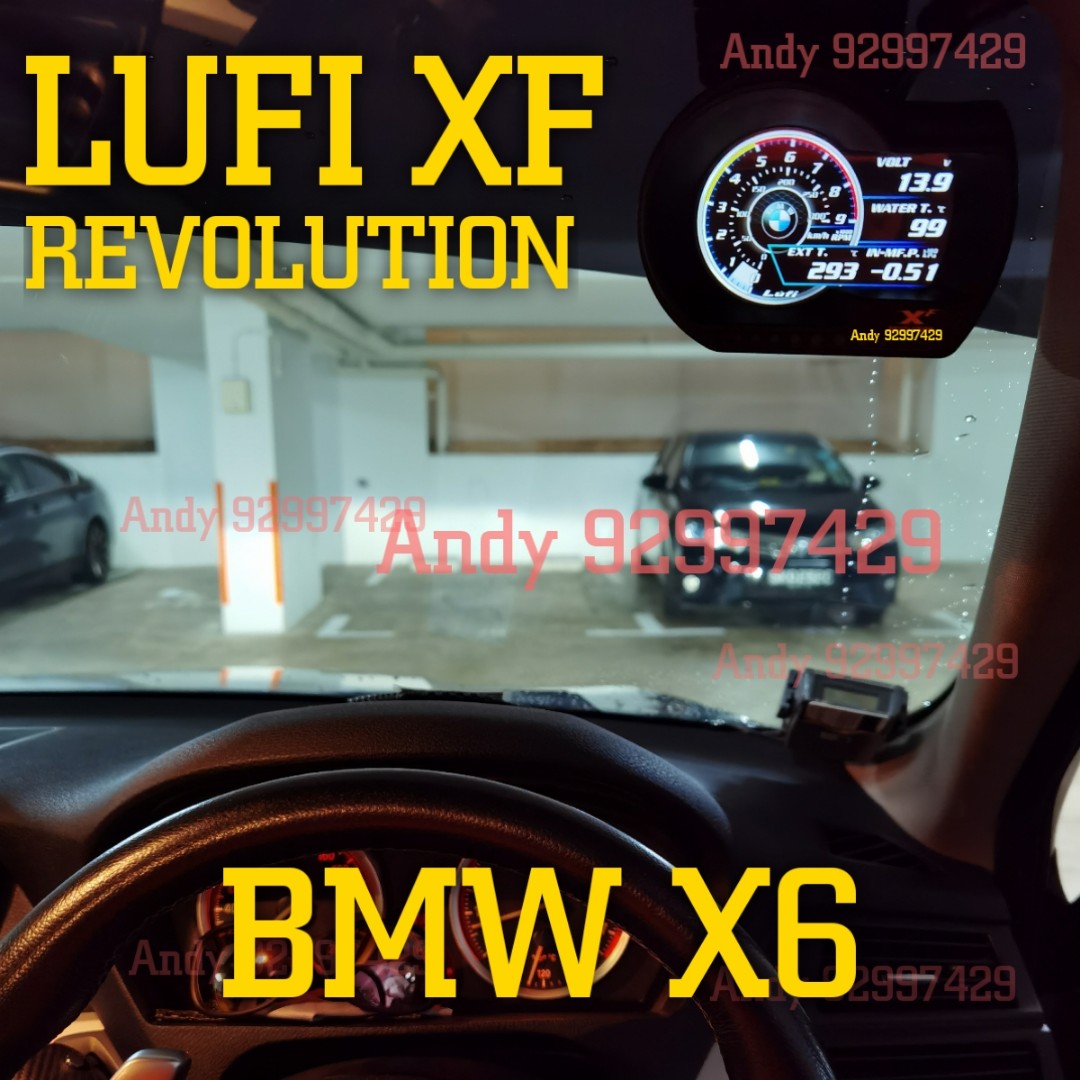 BMW X6 Lufi XF Revolution OBD OBD2 Display Gauge #lufi #magician # ...