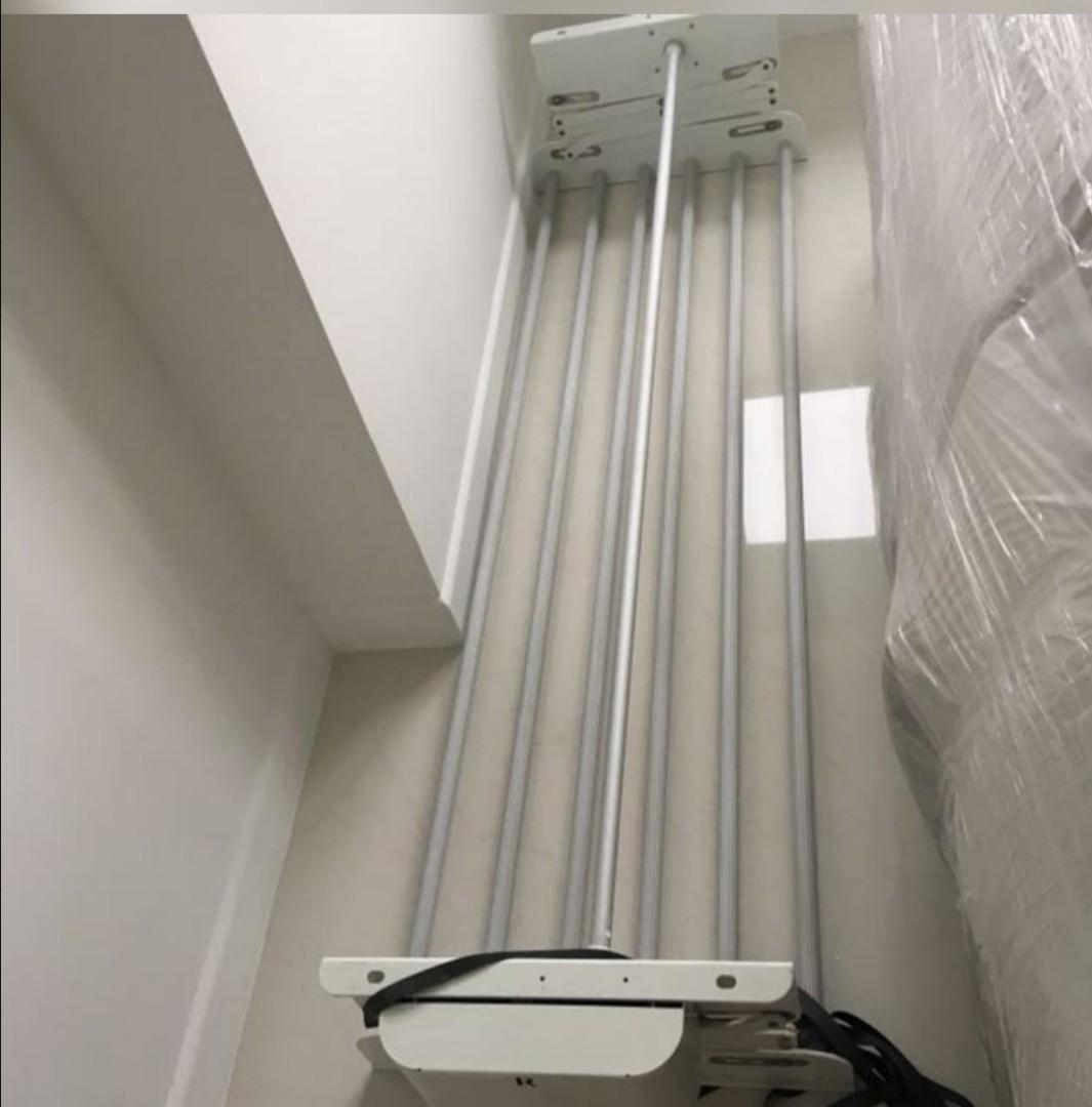 BTO Retractable Ceiling Laundry Rack installed by HDB., Home Appliances ...