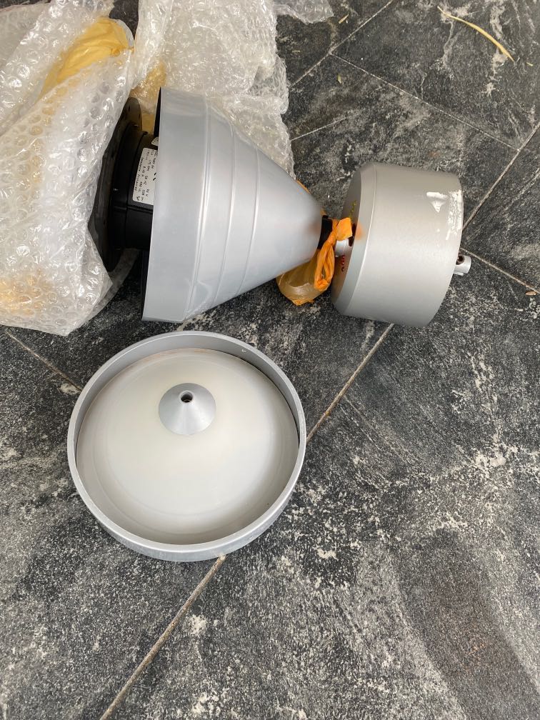 Ceiling Fan Grey Color with Light and Remote control, Furniture & Home ...