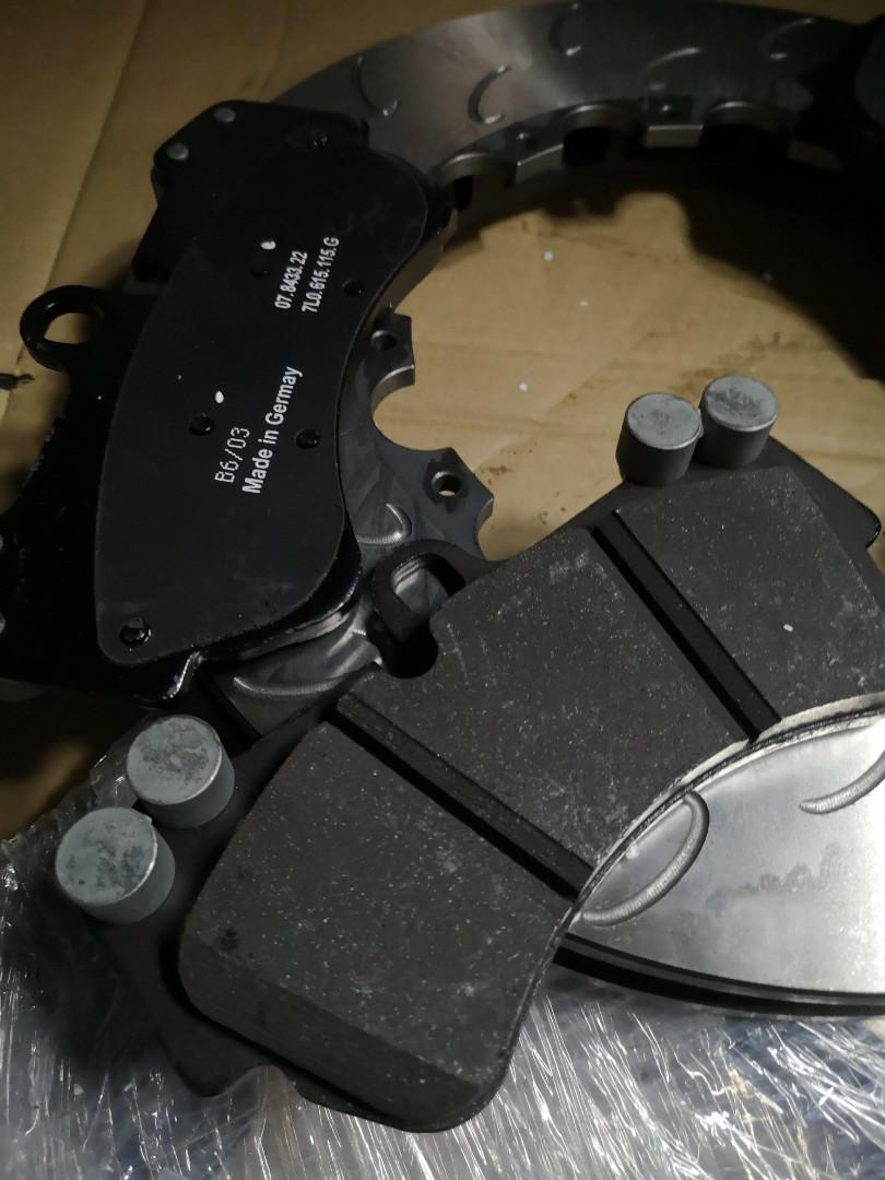 Disc rotor 350mm x32mm for original brembo 18z 6pot & brake pad, Car ...