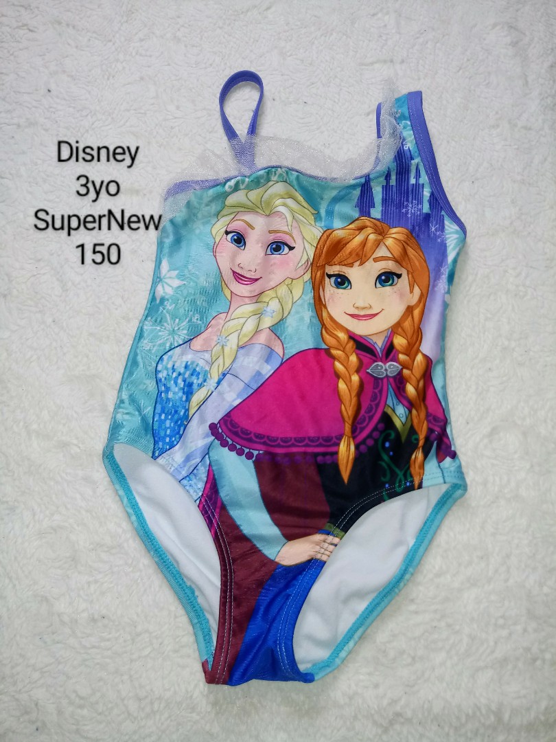 Disney Frozen swimsuit, Babies & Kids, Babies & Kids Fashion on Carousell
