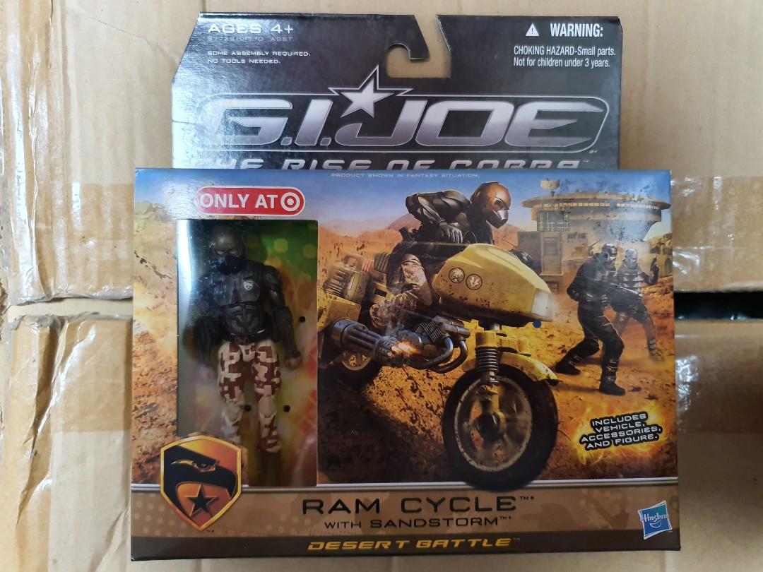 Hasbro G.I.Joe Target Exclusive Ram Cycle w sandstorm misb GI Joe ...