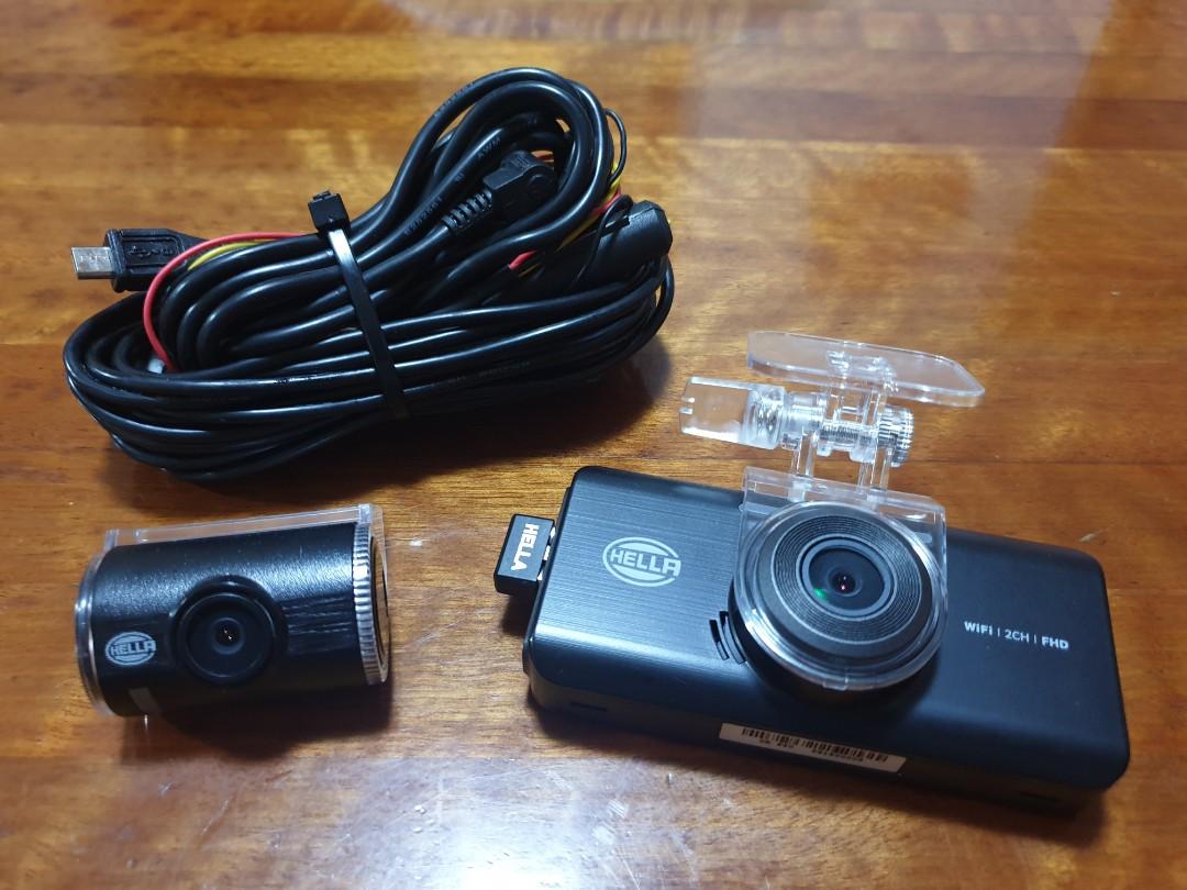 Hella DR820 FHD front and rear dashcam with WIFI, Car Accessories ...