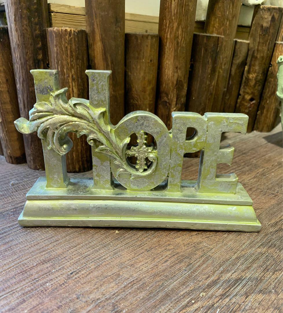 Hope decor table decor, Furniture & Home Living, Home Decor, Wall Decor ...