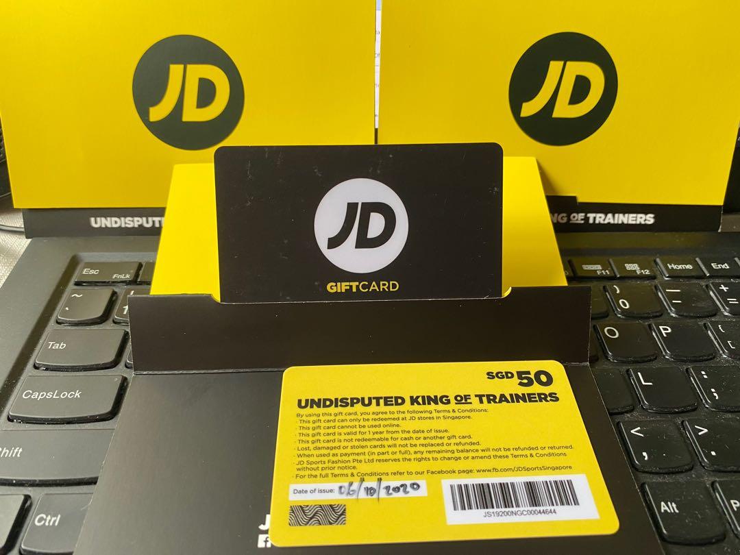 JD gift card $50-$200 exp 6 Oct 2021, Sports Equipment, Other Sports ...