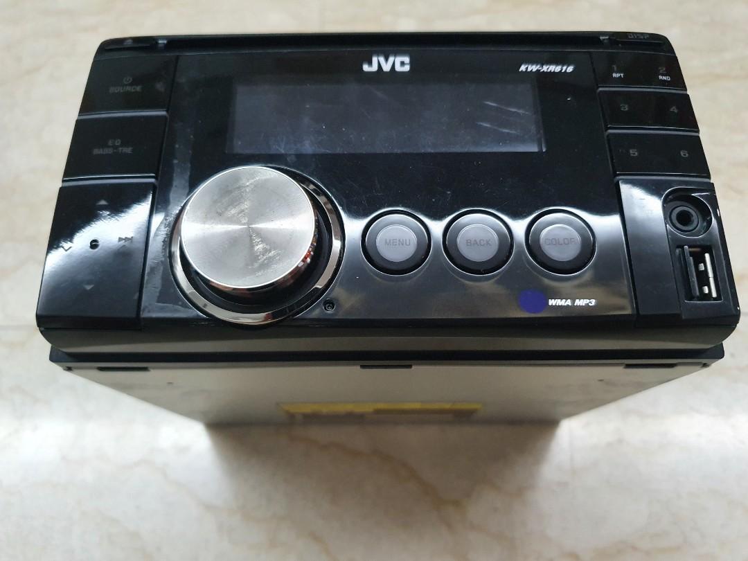 JVC car CD Reciever, Audio, Portable Music Players on Carousell