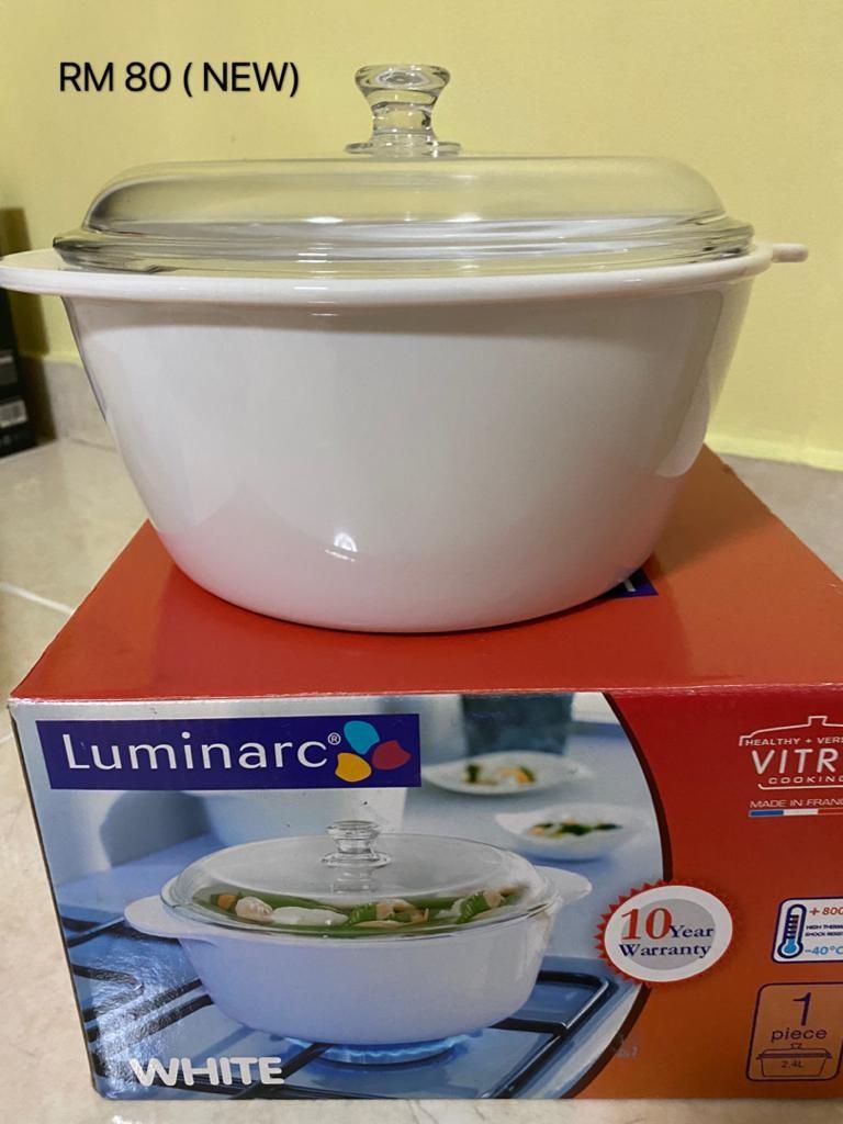 Luminarc pot, Furniture & Home Living, Kitchenware & Tableware ...