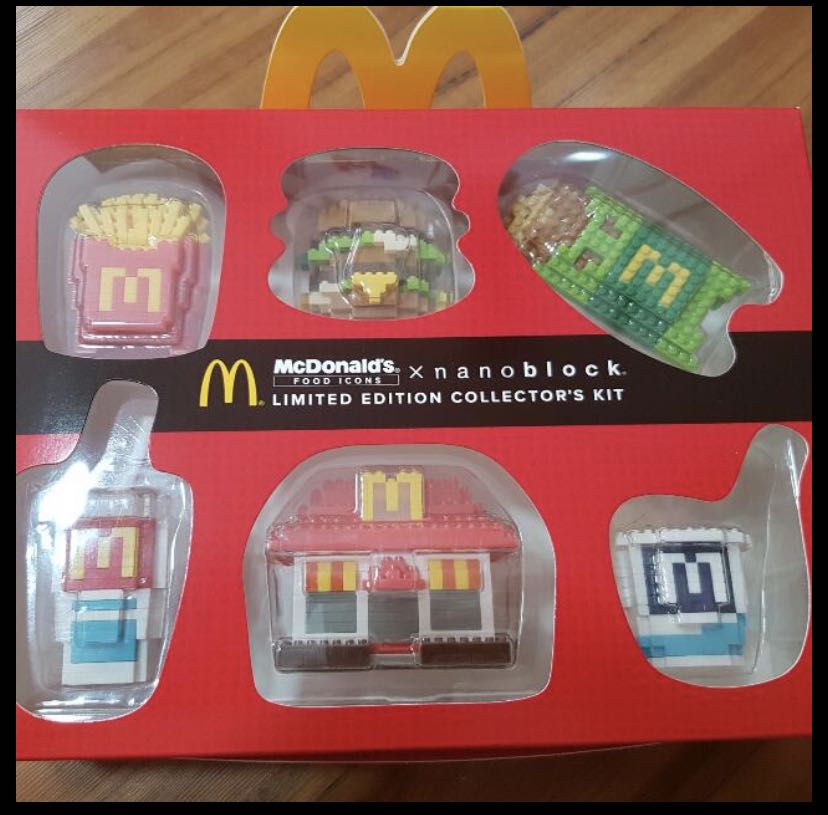 McDonald’s: Food Icons Nanoblock Limited Edition Collector’s Kit, Hobbies & Toys, Toys & Games ...