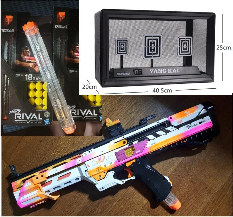 (modded)Nerf Rival Helios home range set, Hobbies & Toys, Toys & Games ...