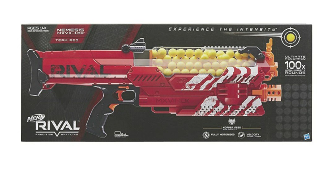 Nerf Rival Nemesis MXVII-10K Red, Toys & Games, Others on Carousell