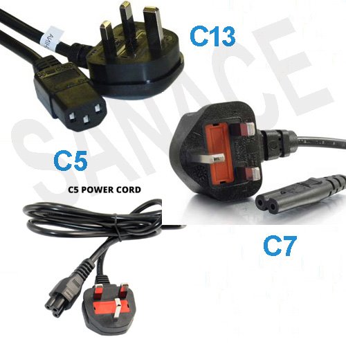 Original Power cord cable C13, C5, C7 1.5m-1.8m, Computers & Tech ...