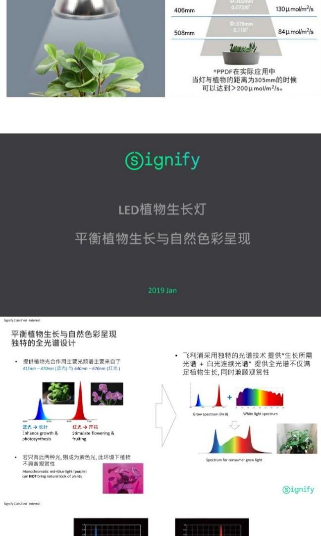 Philips plant grow LED 16w full spectrum, Furniture & Home Living ...