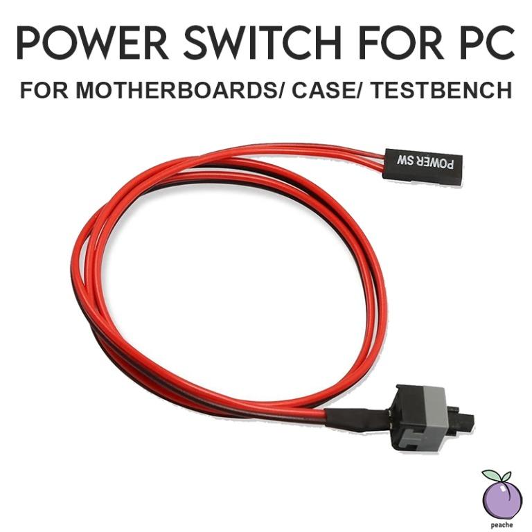 Power Button Switch for Motherboard PC Case Test Bench - Power SW - ON ...