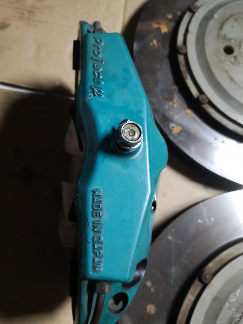 Project mu racing caliper forged sports 4pistons x 4pad for toyota ACR ...