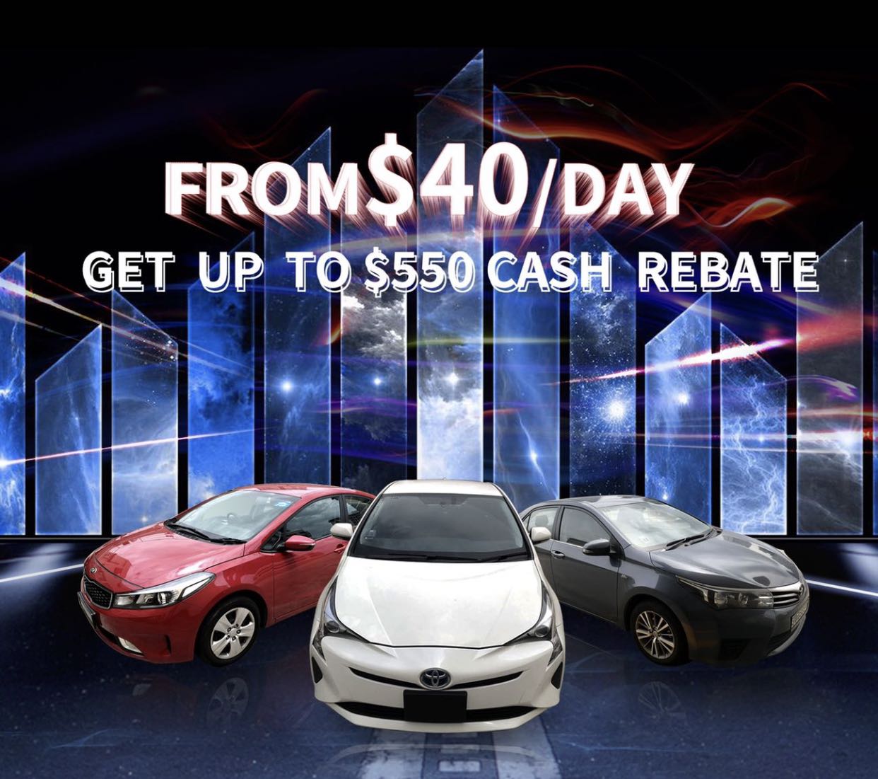 Rental Promotion Hybrid/Vezel/Altis/Vios/cheap/phv/grab/go jek/Tada ...