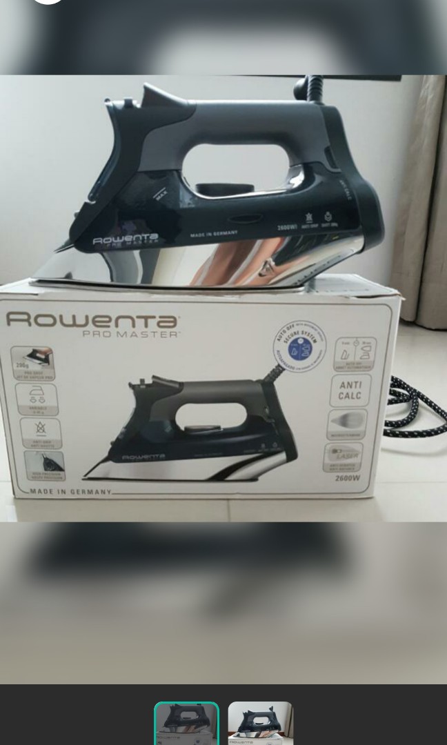 Rowenta iron, TV & Home Appliances, Irons & Steamers on Carousell