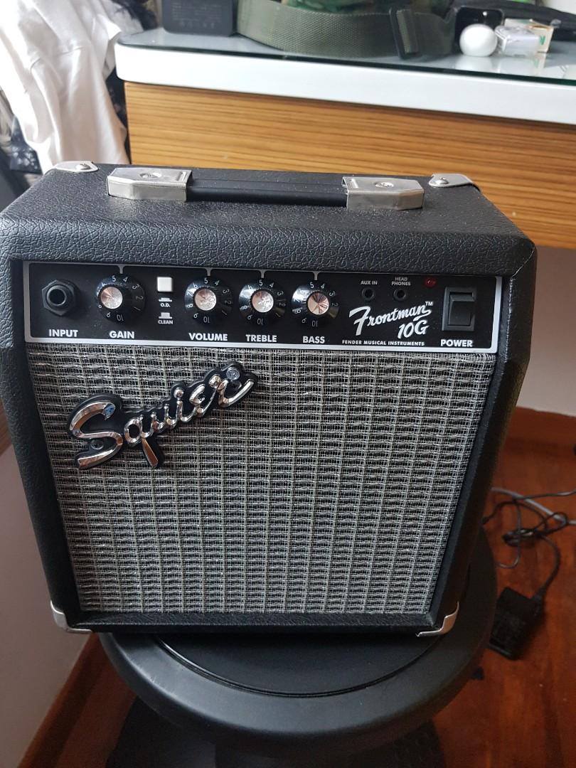 SQUIER Frontman 10G combo Amplifier, Electronics, Audio on Carousell
