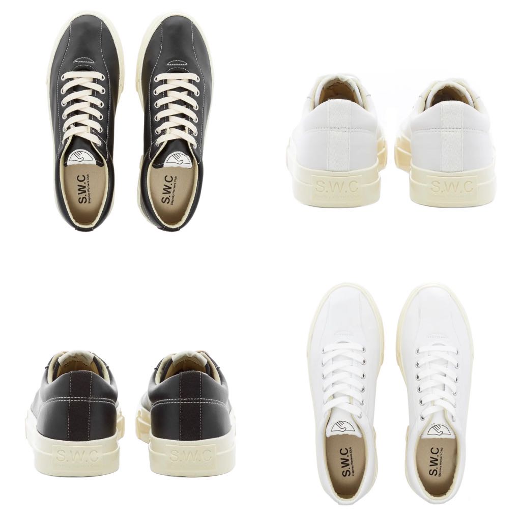 [英國] SWC Stepney Workers Club Leather Sneakers 皮製鞋 多色入 (另有Canvas, Cord ...