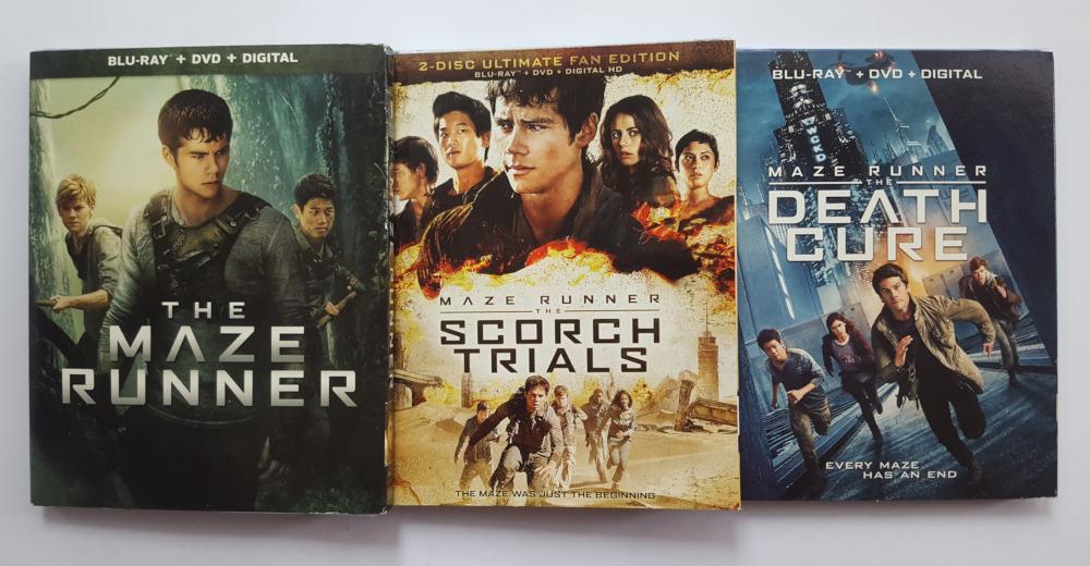 The Maze Runner trilogy bluray blu-ray with DVD (Maze Runner, Scorch ...