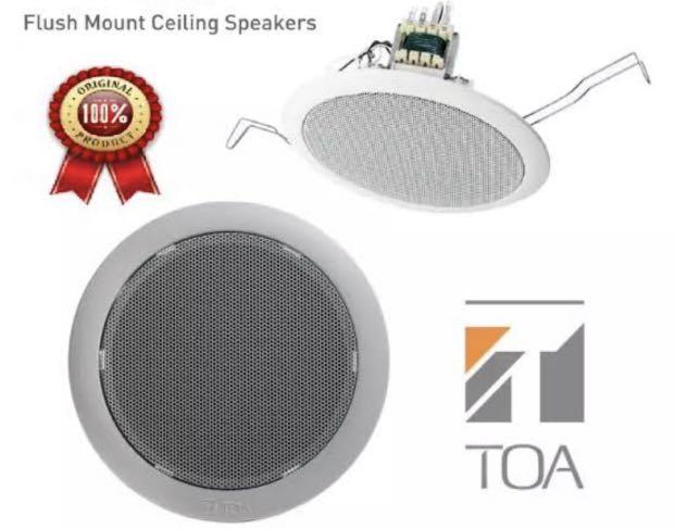 TOA PC 658R CEILING SPEAKER, Audio, Soundbars, Speakers & Amplifiers on Carousell