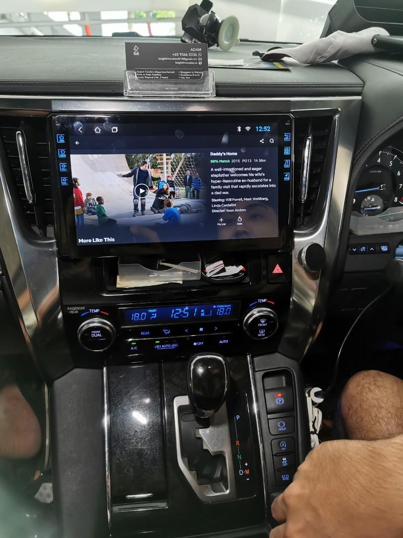 Toyota alphard Android player, Car Accessories, Accessories on Carousell