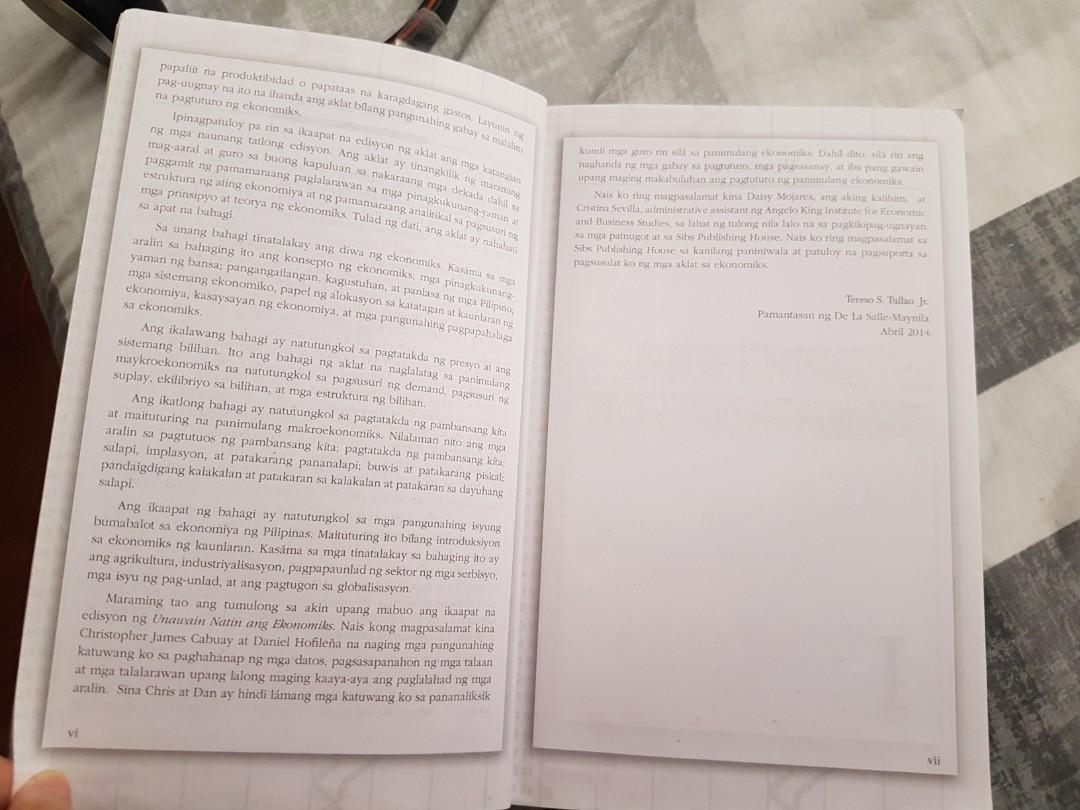 Unawain Natin ang Ekonomiks (K-12 Tagalog book about economics ...