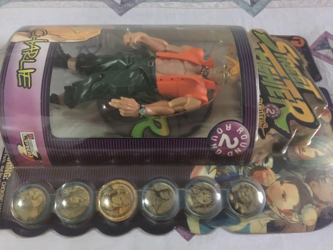 Vtg 90’s Street Fighter Alpha Charlie Nash Player 1 figure by Resaurus ...