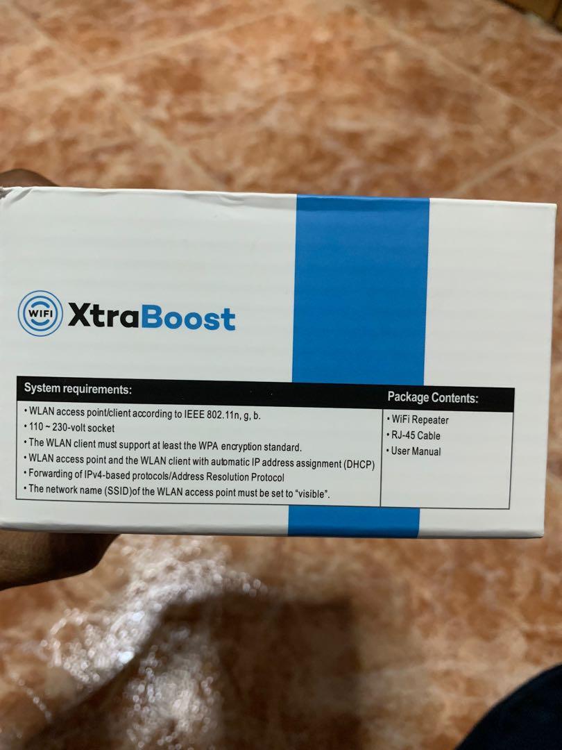 Wifi XtraBoost wifi extender, Computers & Tech, Parts & Accessories ...