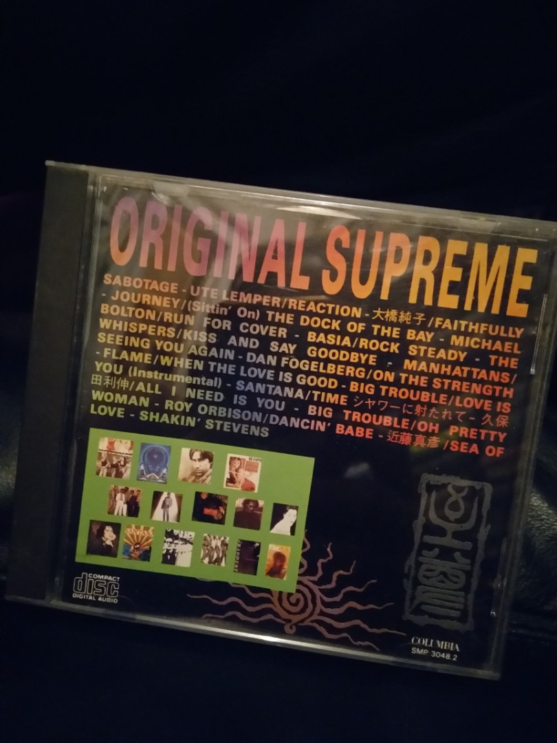 澳洲版 ORIGINAL SUPREME CD 1991 SONY 雜錦, 興趣及遊戲, 音樂、樂器 & 配件, 音樂與媒體 - CD 及 ...