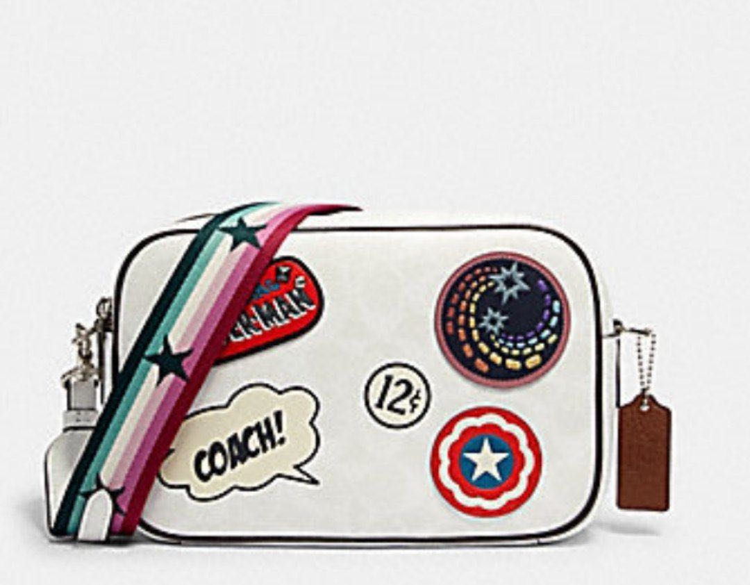 Authentic coach | Marvel jes crossbody in signature canvas, Luxury ...