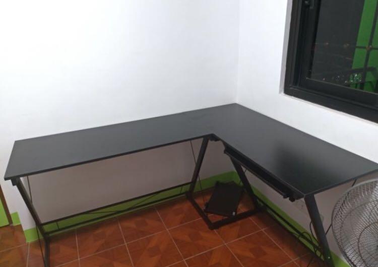 AVAILABLE! L Shaped Table - L Type Office Table - computer/cpu table ...
