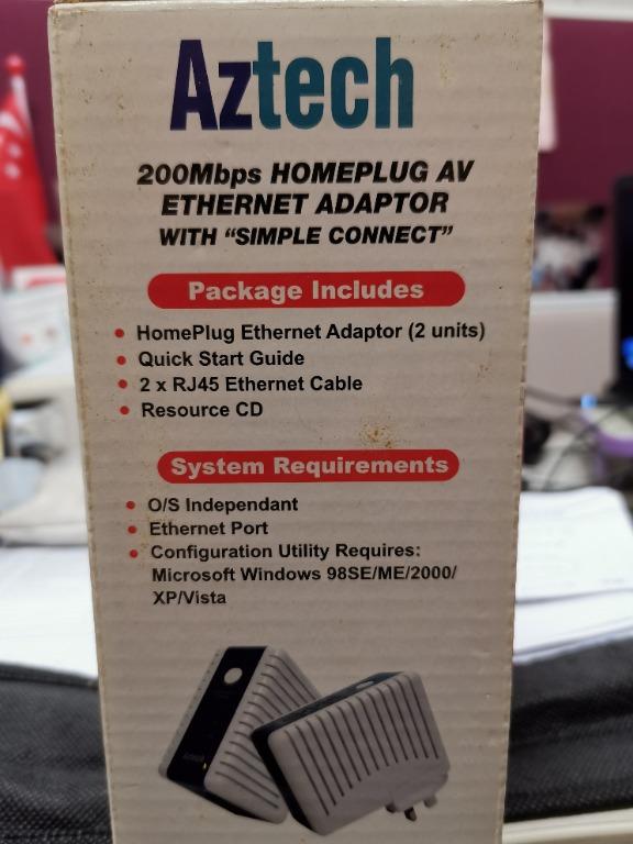 Aztech Powerline Networking, Electronics, Computer Parts & Accessories ...