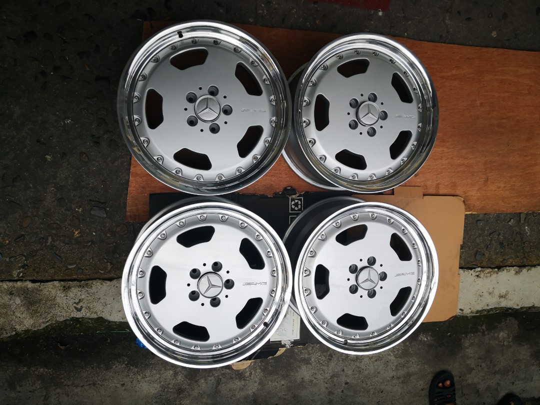 BBS AMG AERO 2 18'S x 8.5 ET44 3 PCS REFURBISHED W124 W126 W140 RIMS ...