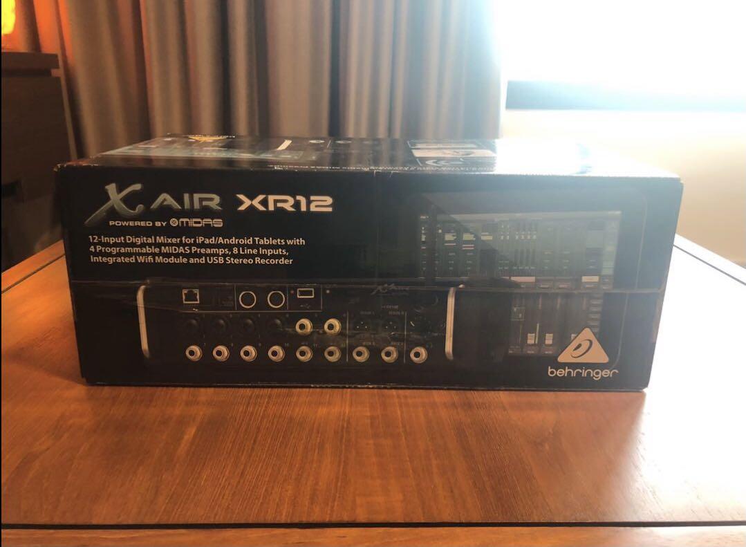Behringer XAir XR12 12-Input Digital Mixer, Audio, Other Audio ...