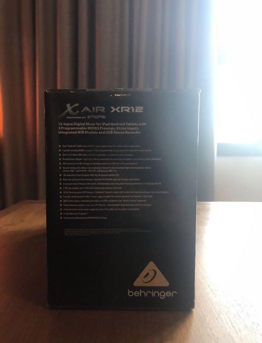 Behringer XAir XR12 12-Input Digital Mixer, Audio, Other Audio ...