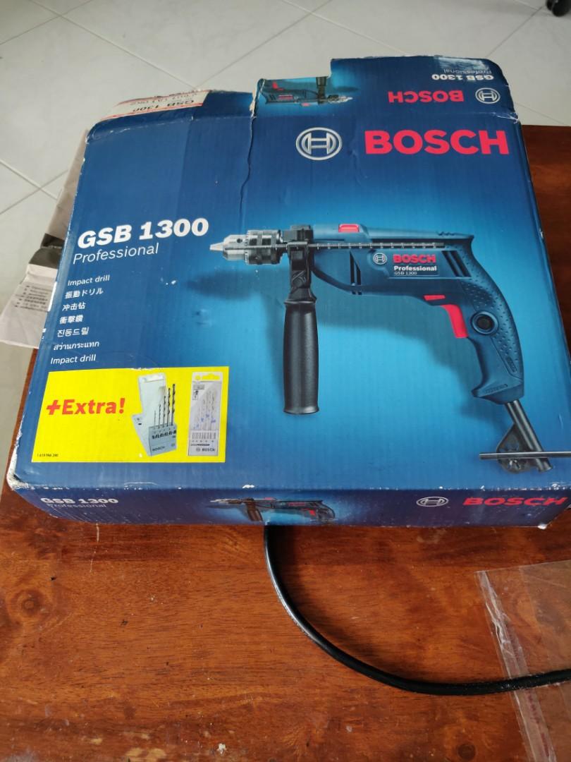 Bosch Drill GSB 1300 professional, Furniture & Home Living, Home ...