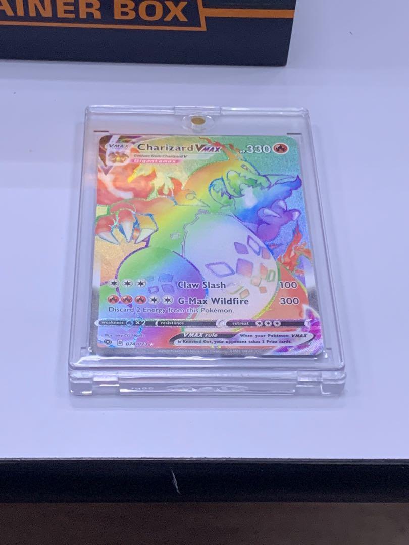 Charizard Vmax Champion’s Path Pokemon Hyper Rainbow Rare, Toys & Games ...