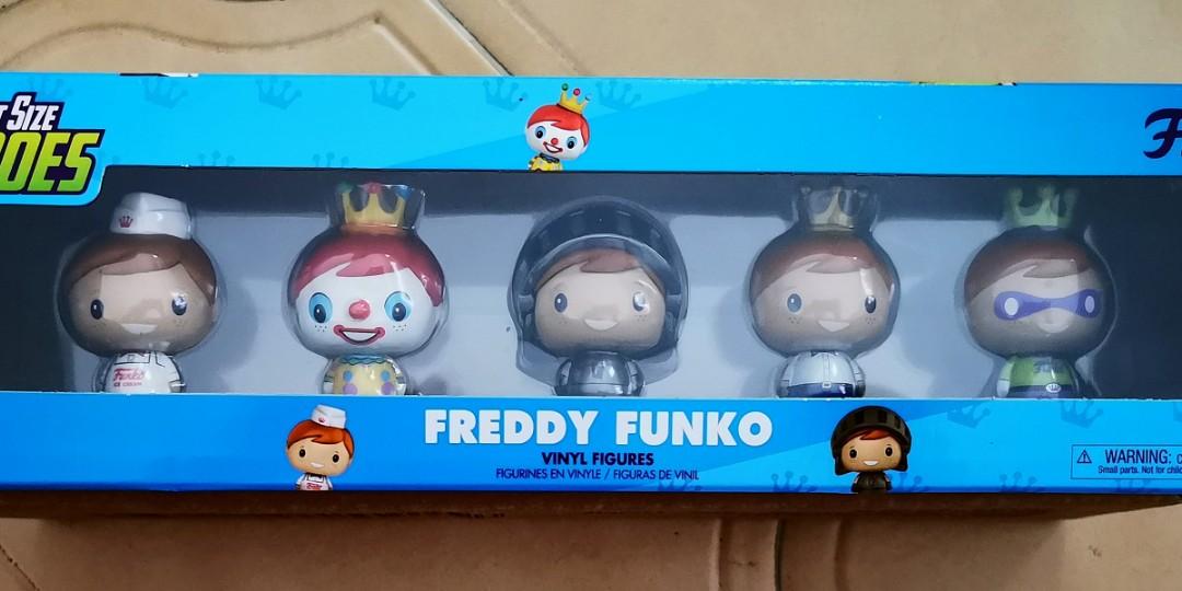 Funko Pint Size Heroes Freddy Funko PoP 5 Pack Limited Edition Funko ...