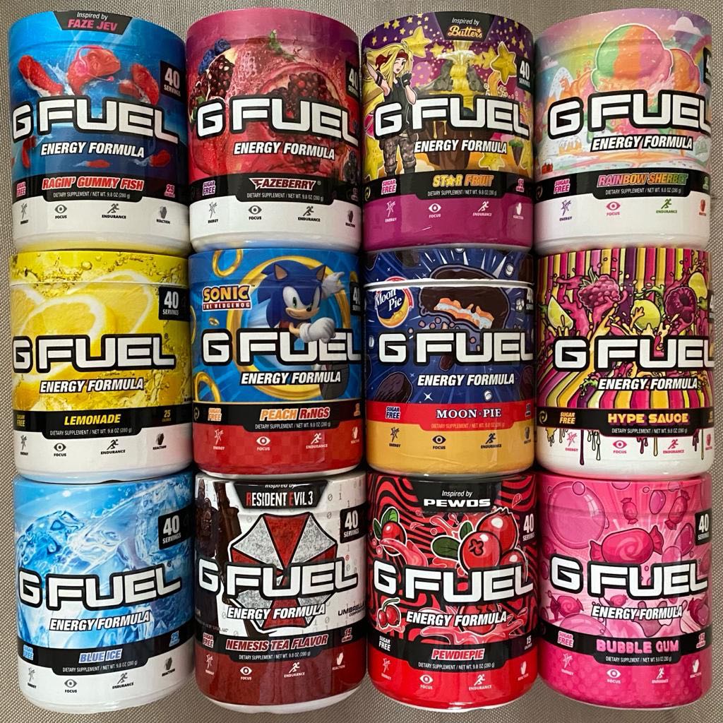 Gfuel / G fuel, Health & Nutrition, Health Supplements, Sports ...