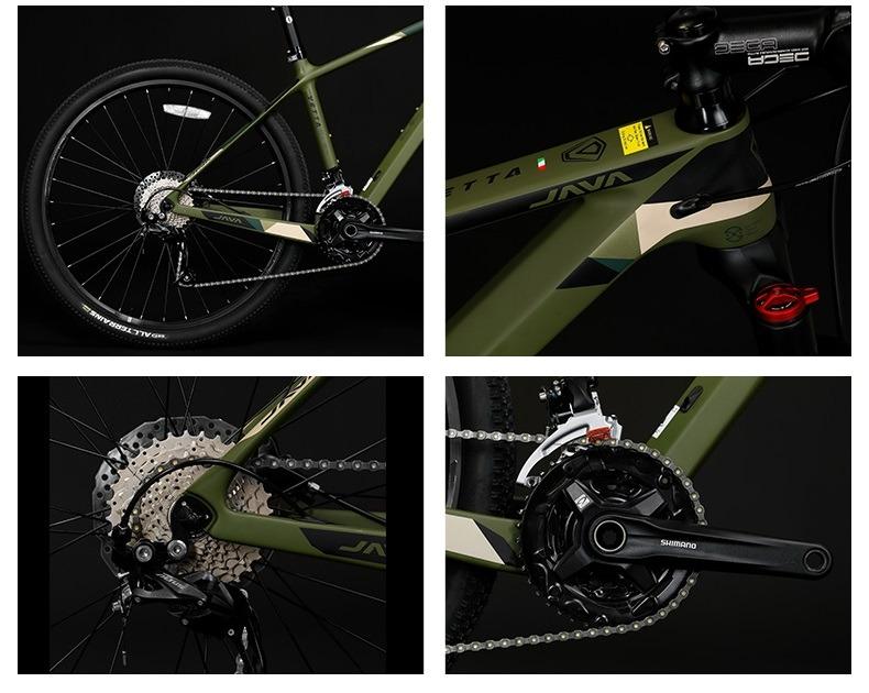 GREEN JAVA VETTA 27.5" wheel M2000 SHIMANO Carbon Fibre MTB, 運動產品, 單車 - Carousell