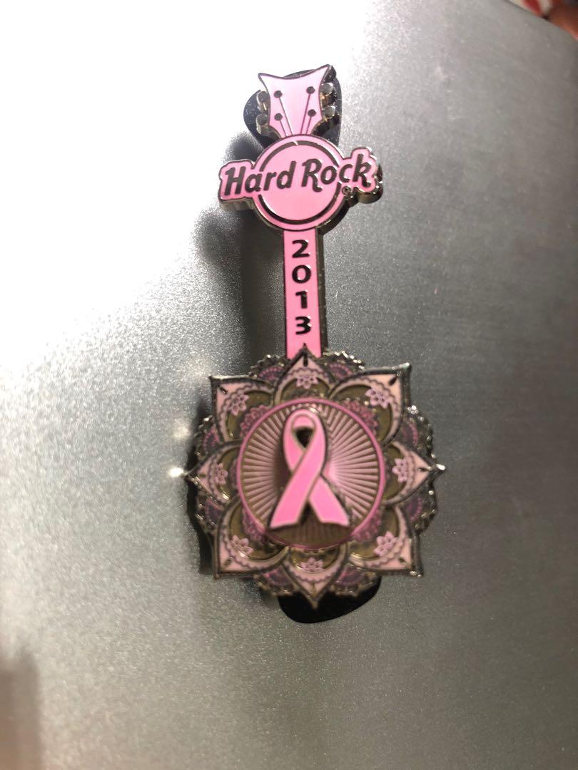 Hard rock original Pinktober Pin, Everything Else, Others on Carousell