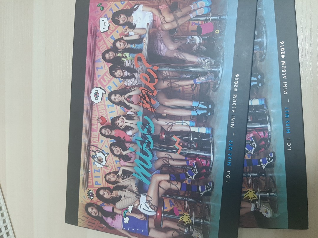 IoI miss me 絕版簽專, 興趣及遊戲, 收藏品及紀念品, 韓流 - Carousell