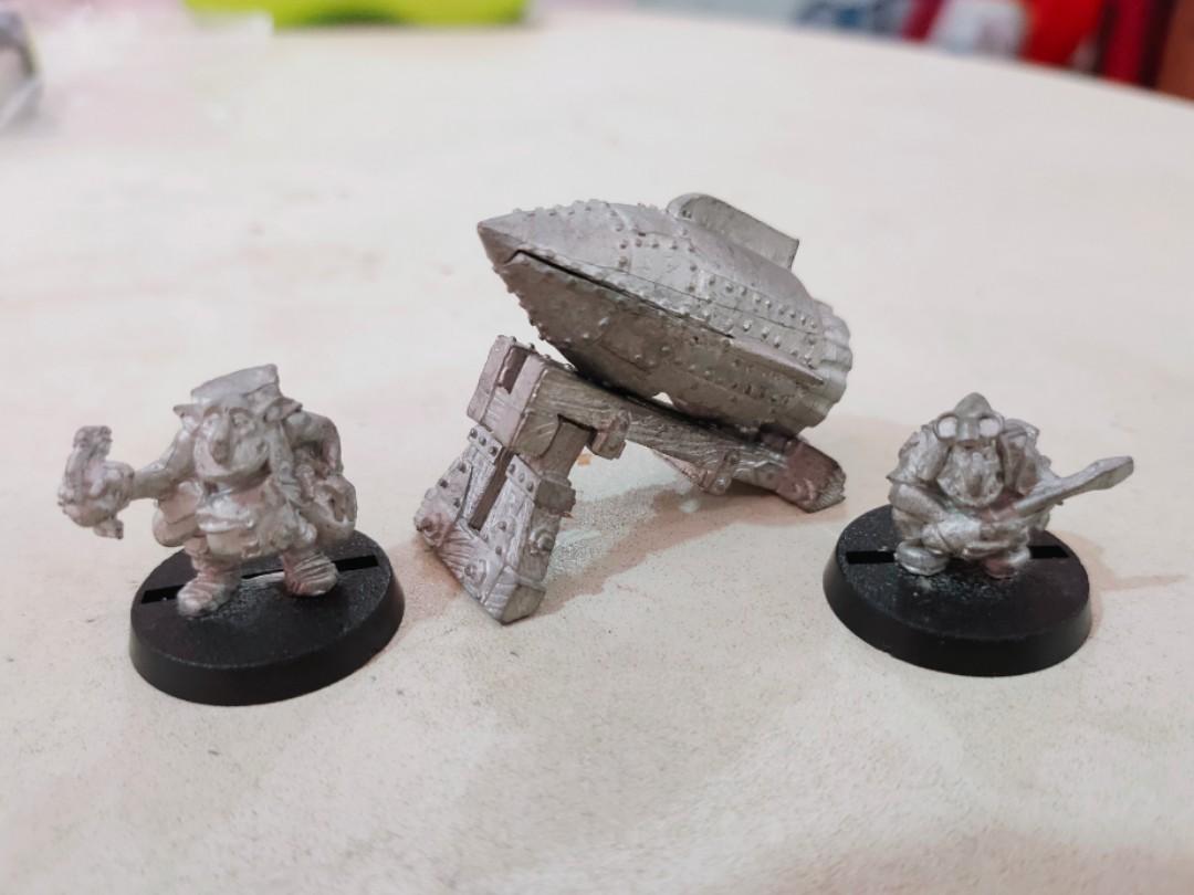 Warhammer 40K Ork Mek Gun Rocket Lobba + Grot Crew Metal OOP, Hobbies ...